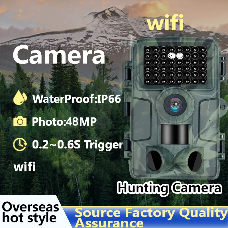 60MP 4K Wifi Trail Camera - Ultimate Wildlife Surveillance