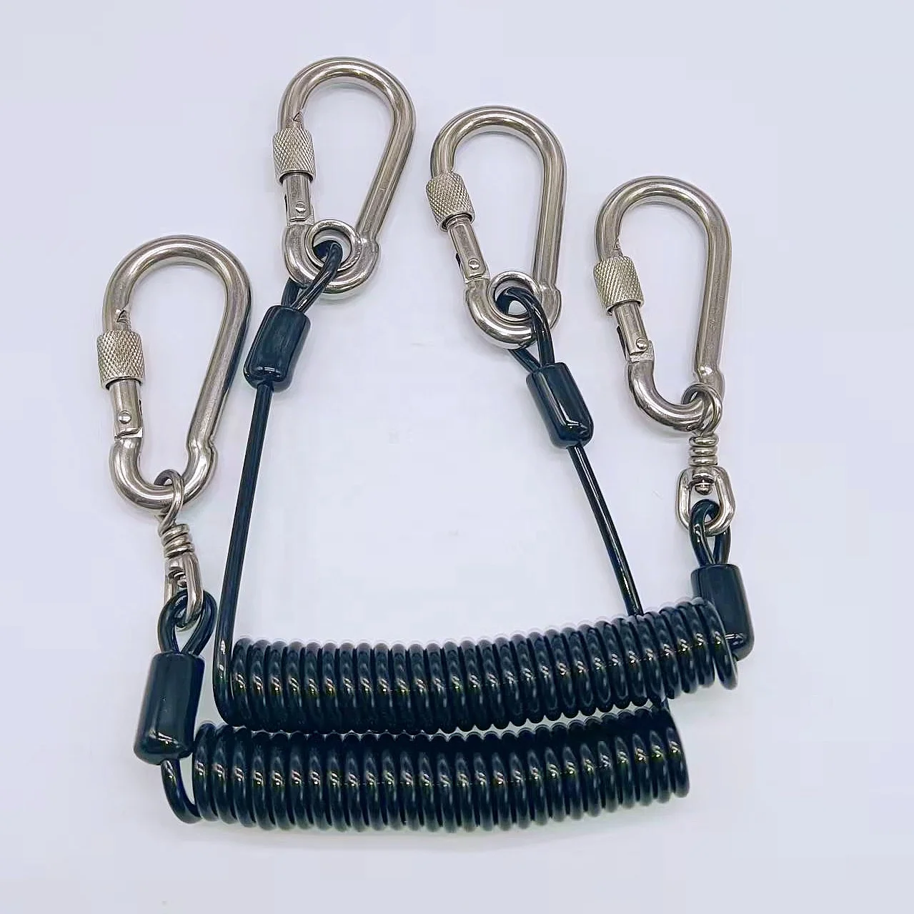 Xinjieda Oem Functional Retractable Steel Wire Rope Pvc Tool Lanyard ...