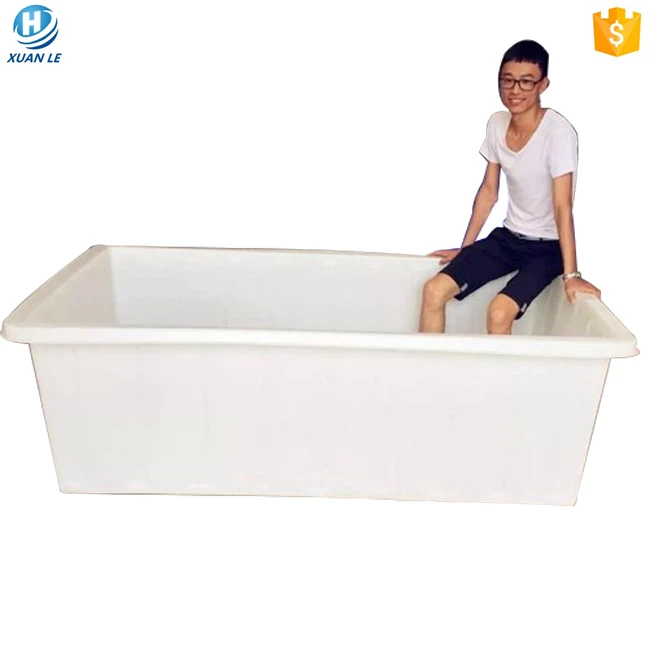 Rubbermaid large LLDPE 1000 l water tank plastic textile trolley tubs ...