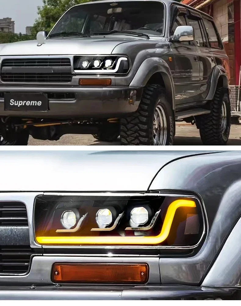 Vland LED Headlights for Toyota Land Cruiser LC80 1990-2002