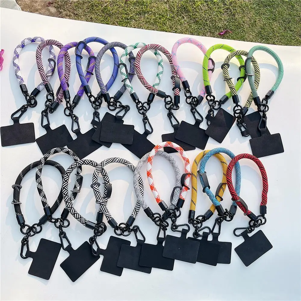 Luxury Snake Texture 10mm Wrist Strap Lanyard Anti-loss Short Rope ...