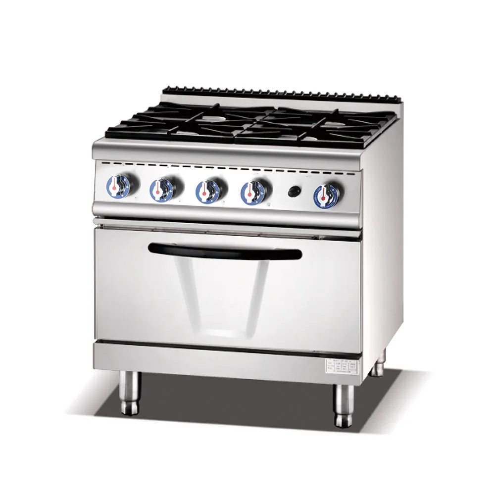 Hotel Restaurant Industrial Kitchen - Gas Stove with Oven
