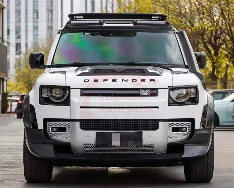 Dry Carbon Fiber Body Kit Front Lip Side Skirt Rear Spoiler Hood for ...