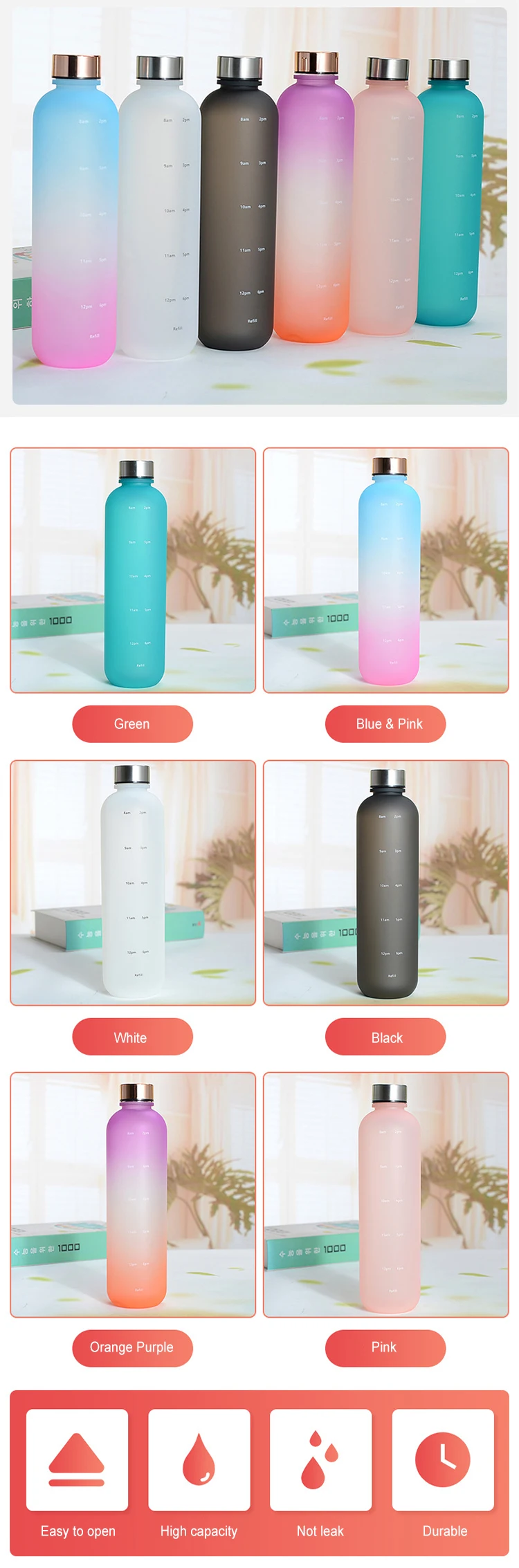 1000ml 1l Pet 1 Liter Litre Mineral Water Bottle - Buy Pet 1 Liter Bottle,Pet 1 Litre Bottle,1 ...