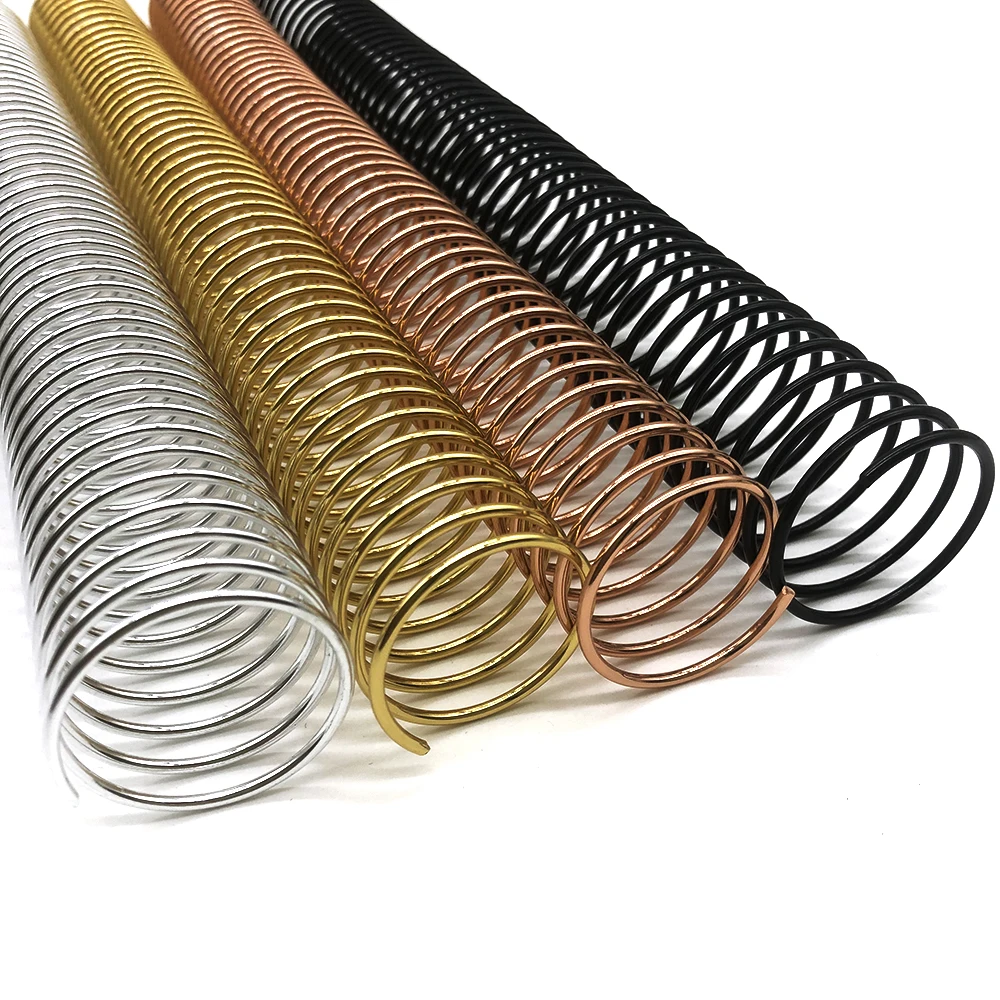 Metal Golden Spiral Coils Rings Binding Wire for Notebook & Book ...
