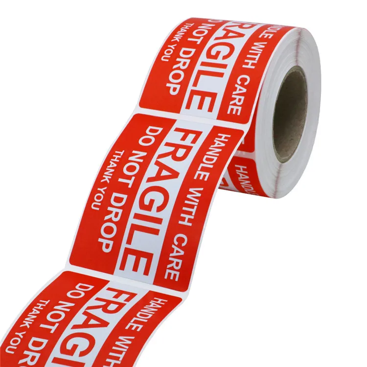 Hybsk Fragile Handle With Care Do Not Drop This Side Up Glass Labels ...