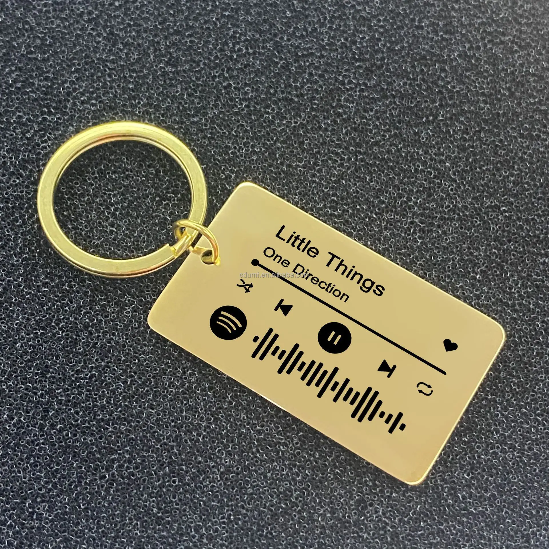 Fashion Personalised Spotify Keyring Song Code Playlist Custom Keychain ...