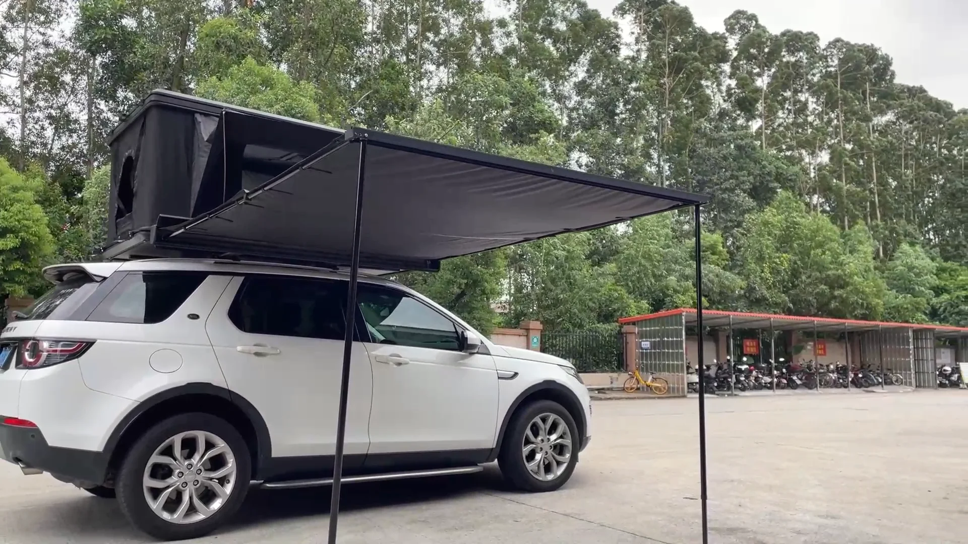 Outdoor Camping Pickup Roof Top Canvas Suv Truck Rooftop Car Side ...