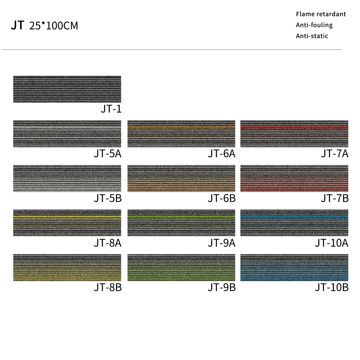 Home Wall To Wall Pvc Mat For Hallway Modular Plain Design Commercial ...