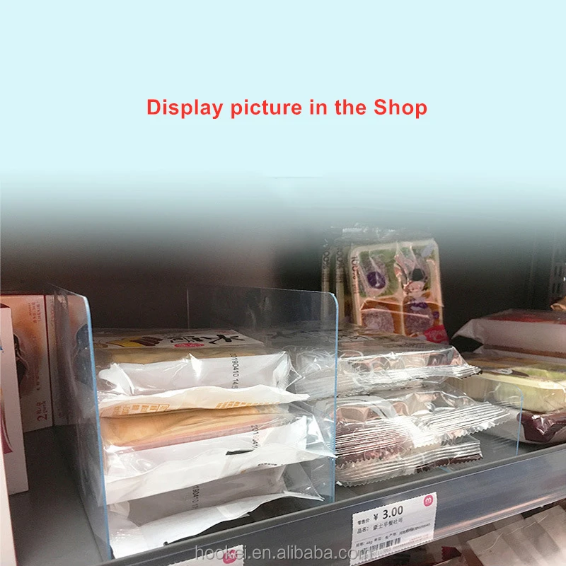 Plastic Supermarket Retail Shop Shelf Divider With Magnetic - Buy Shelf ...