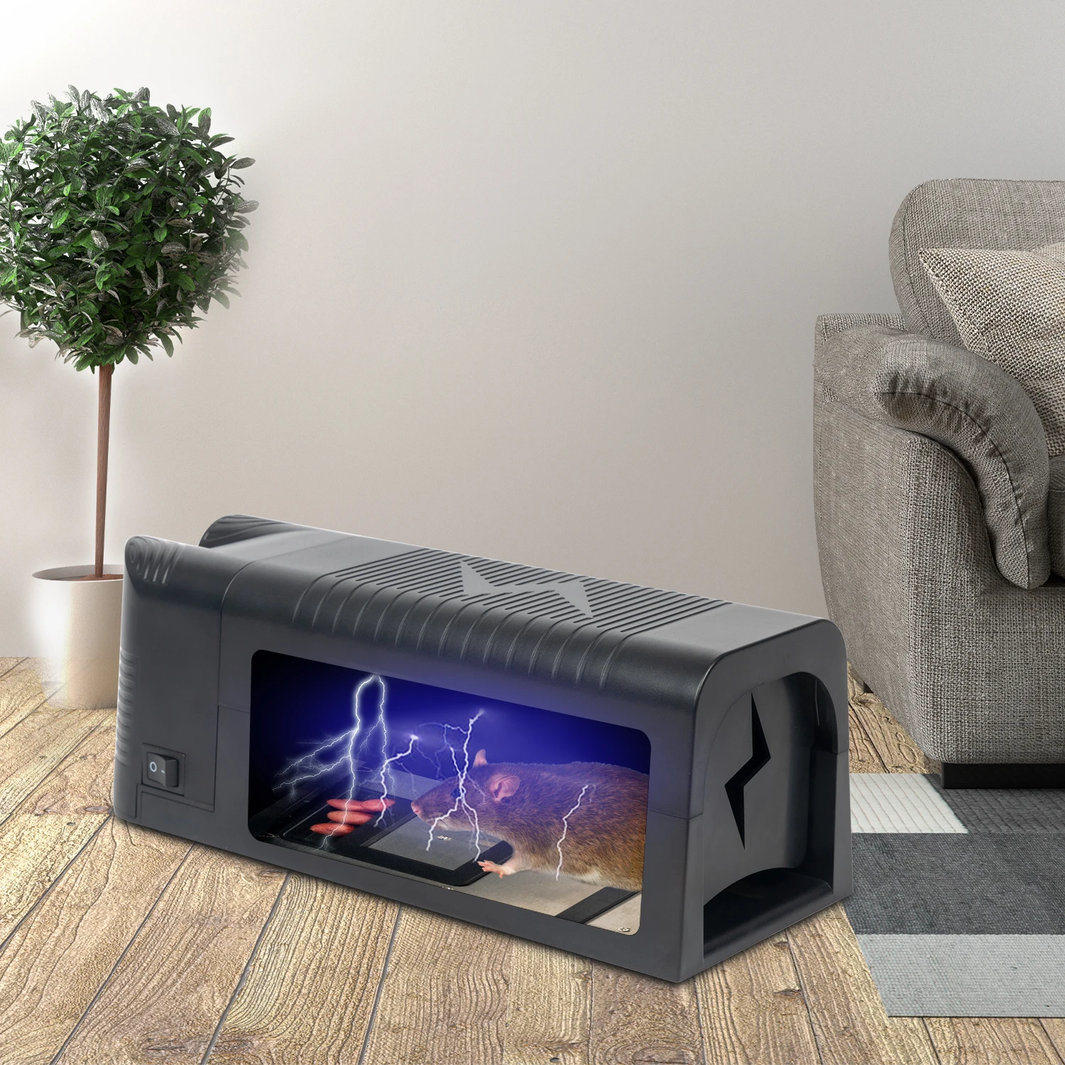 X-pest Best Mouse House Trap Electric Rat Killer Trap Bait Rodent Pest ...