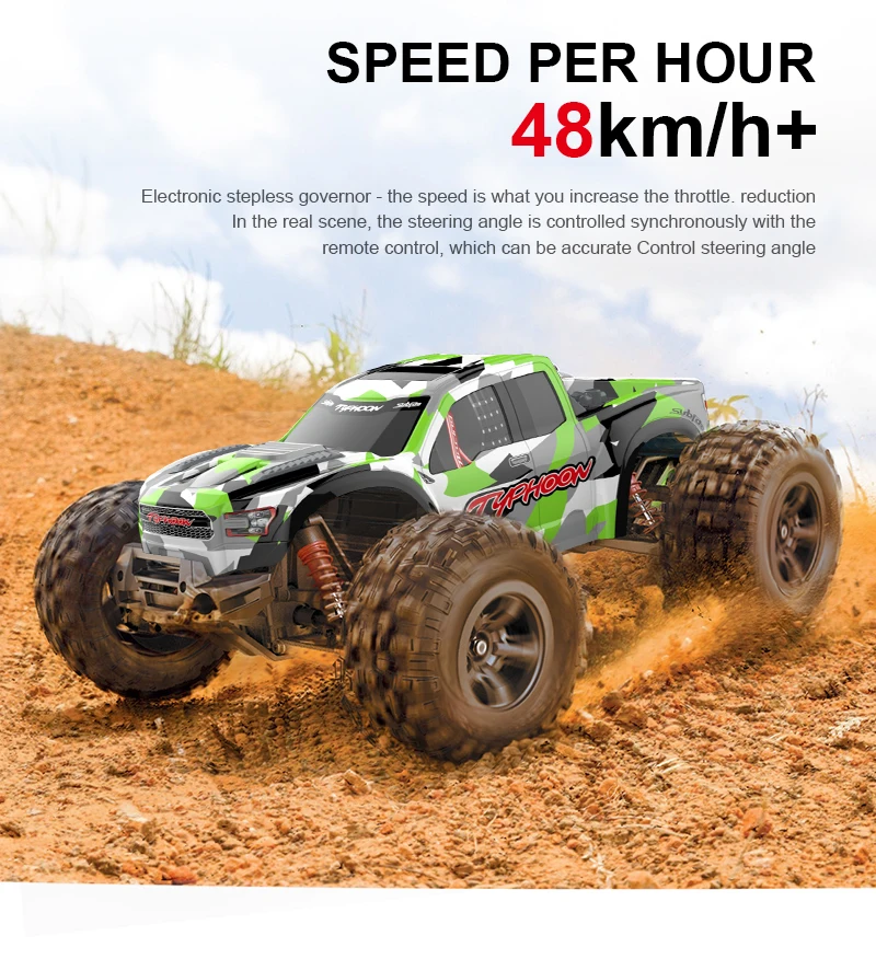 Hobby Cheap High Speed Professional 1/10 Rc Car Brushless Truck 55km/h ...