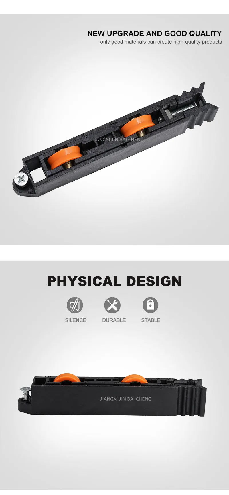 Heavy Duty Windows Sliding Door Nylon Double Rollers U Grove Windows ...