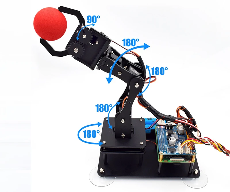 Five-axis Robotic Arm Python Programming Learning Kit Compatible with ...