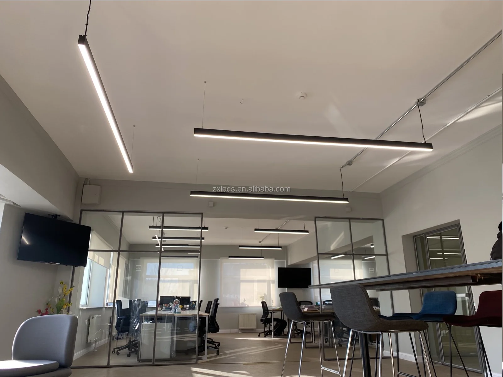 5ft Linkable Cool White Linear Led Tube Light 50w Led Fixture With ...