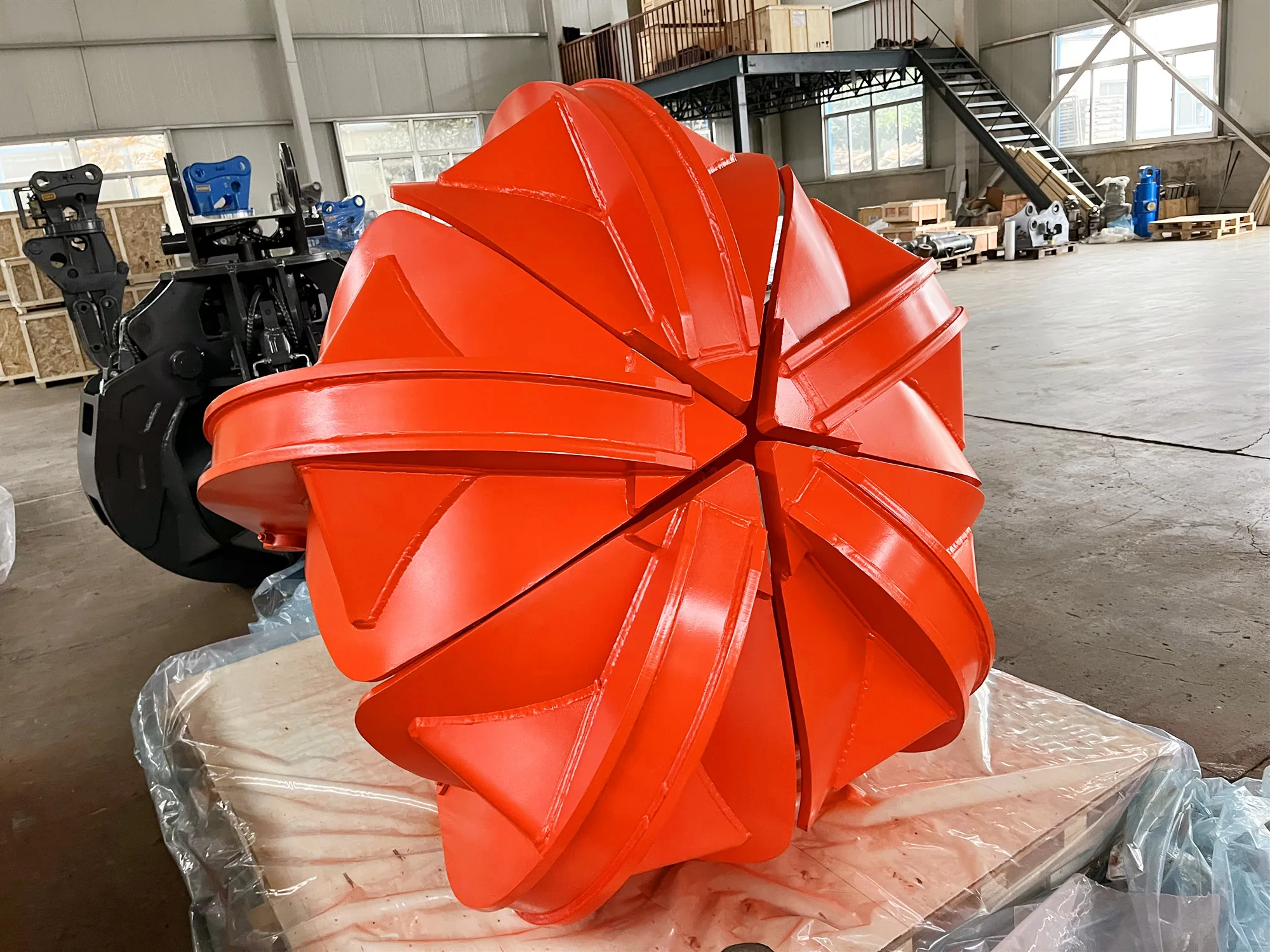 HOMIE Orange Peel Grapple - Efficient Scrap Handling