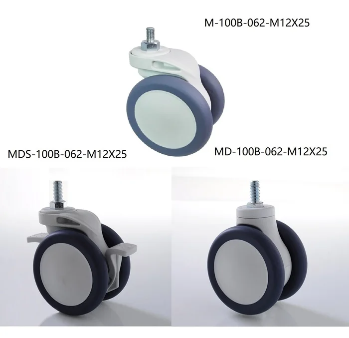 Swivel Central Locking Caster,Medical Oil And Chemical Resistance ...