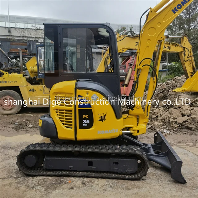 Original Janpan Komatsu Hydraulic Crawler Excavator Used Pc35 Mini Used Excavator Machine For ...