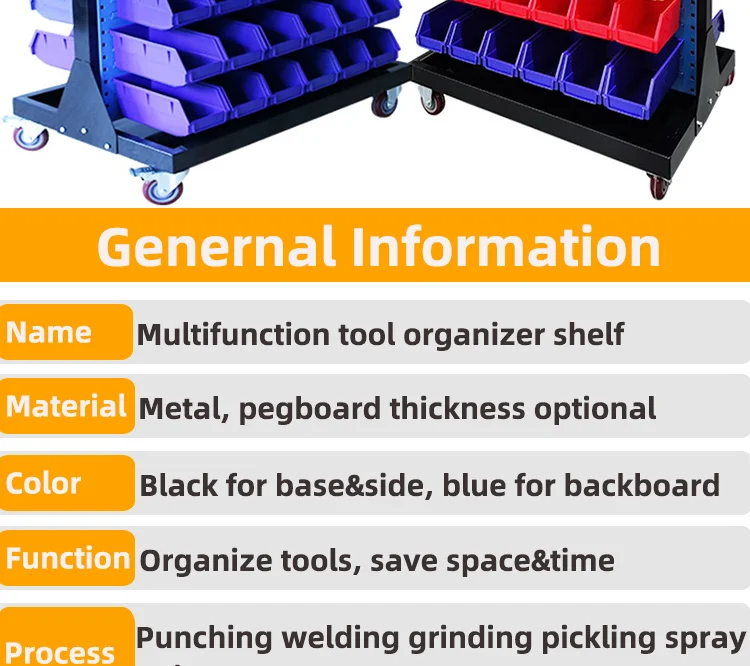 Durable Hardware Display Rack Hole Board for Garage Repair Center Tool ...