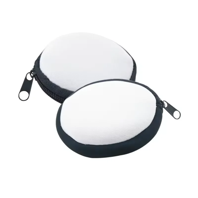 Factory Sublimation Printing Neoprene Blanks Coin Pouch Small White ...