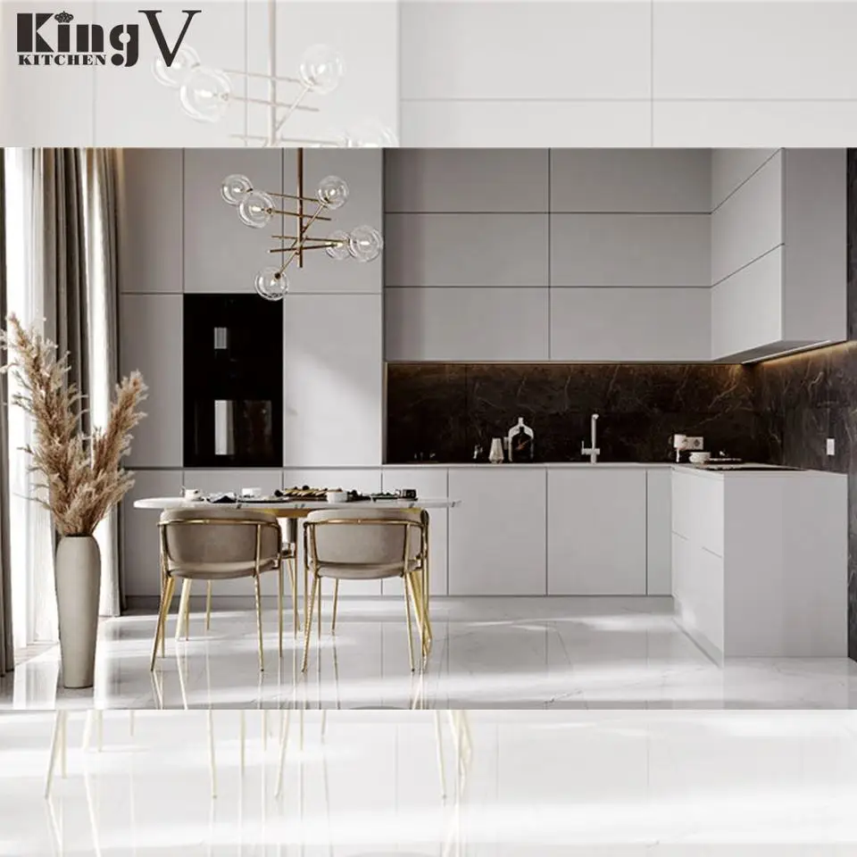 Kingv Latest Modern Kitchen Designs 2021 Custom Made American Modern ...