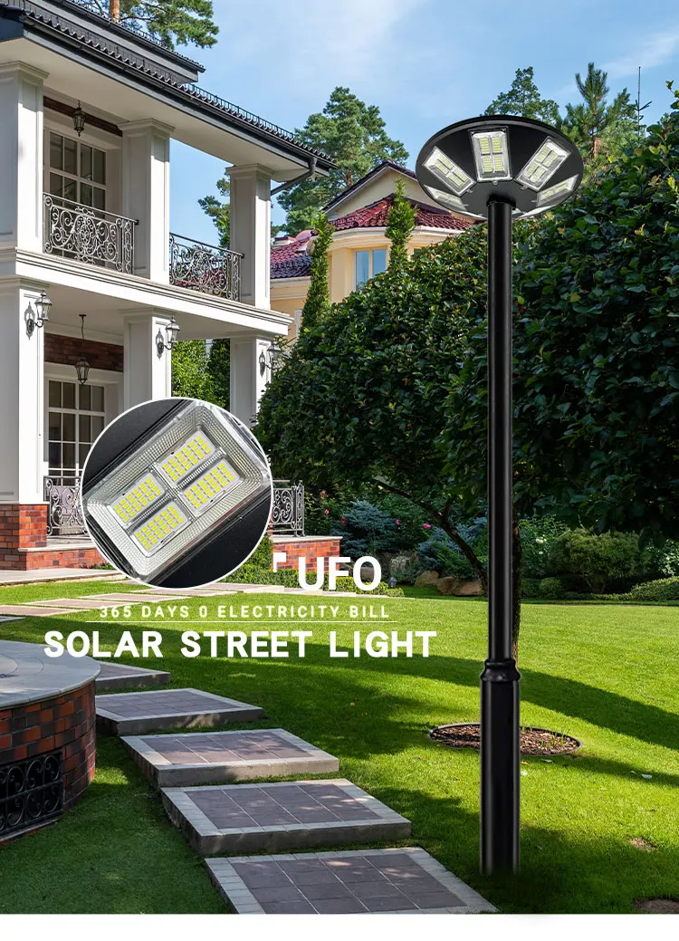 800W UFO Street Light - Efficient Solar Lighting Solutions