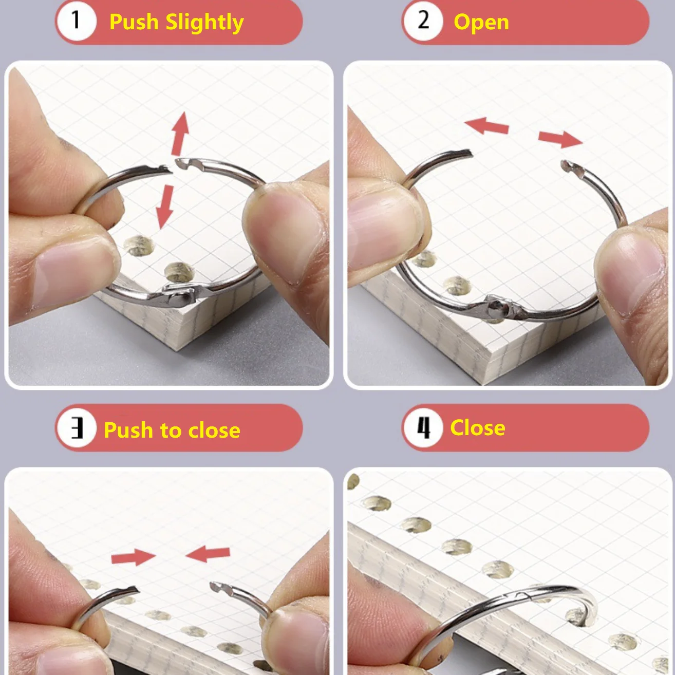 Wholesale Price Book Binding Ring - Durable Stainless Steel