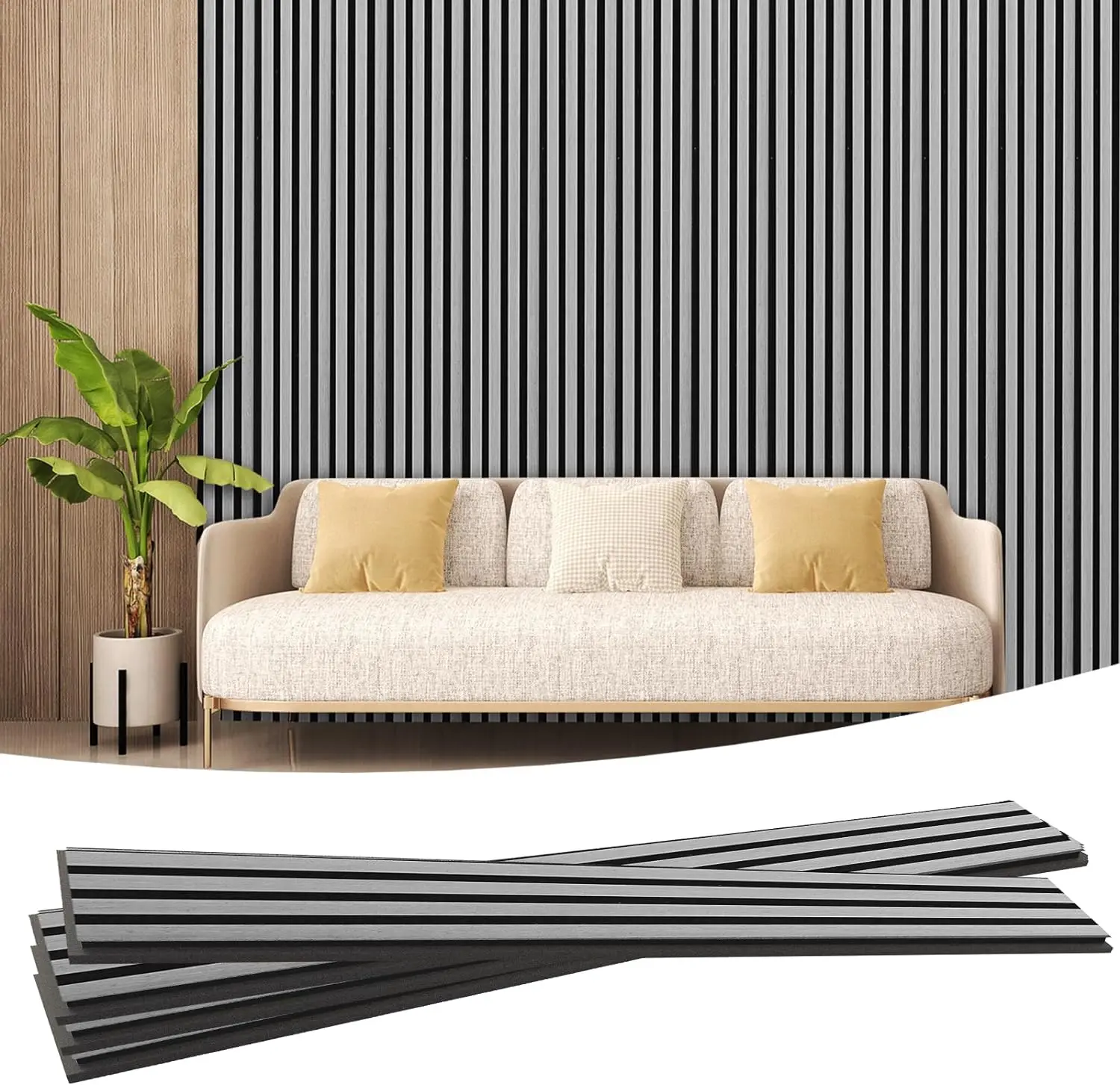 3m Acoustic Panels MDF Slat Wall Panel Sound Proofing