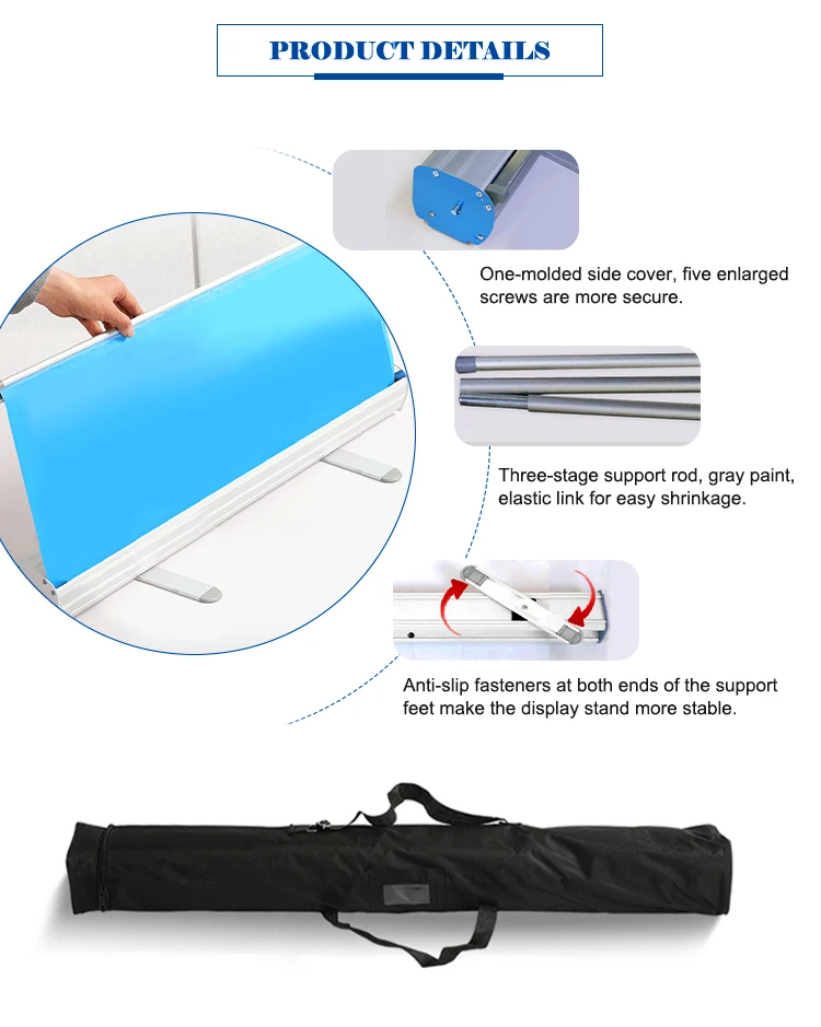 Custom Printed Economy Portable Retractable Roll up Banner Stand ...