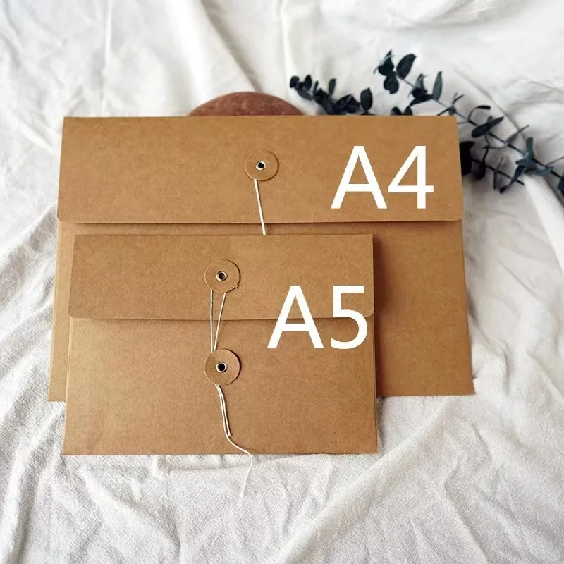 Customized Design Document Cardboard Envelope Packaging With Customized ...