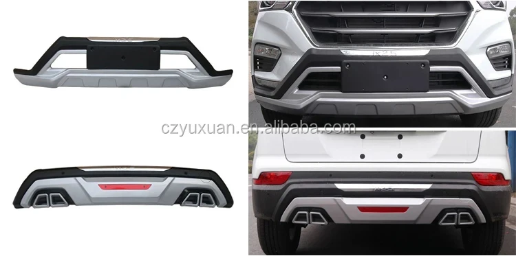 Auto Parts Body Kit Abs Front Rear Bumpers Guard For 2018 Hyundai Creta ...