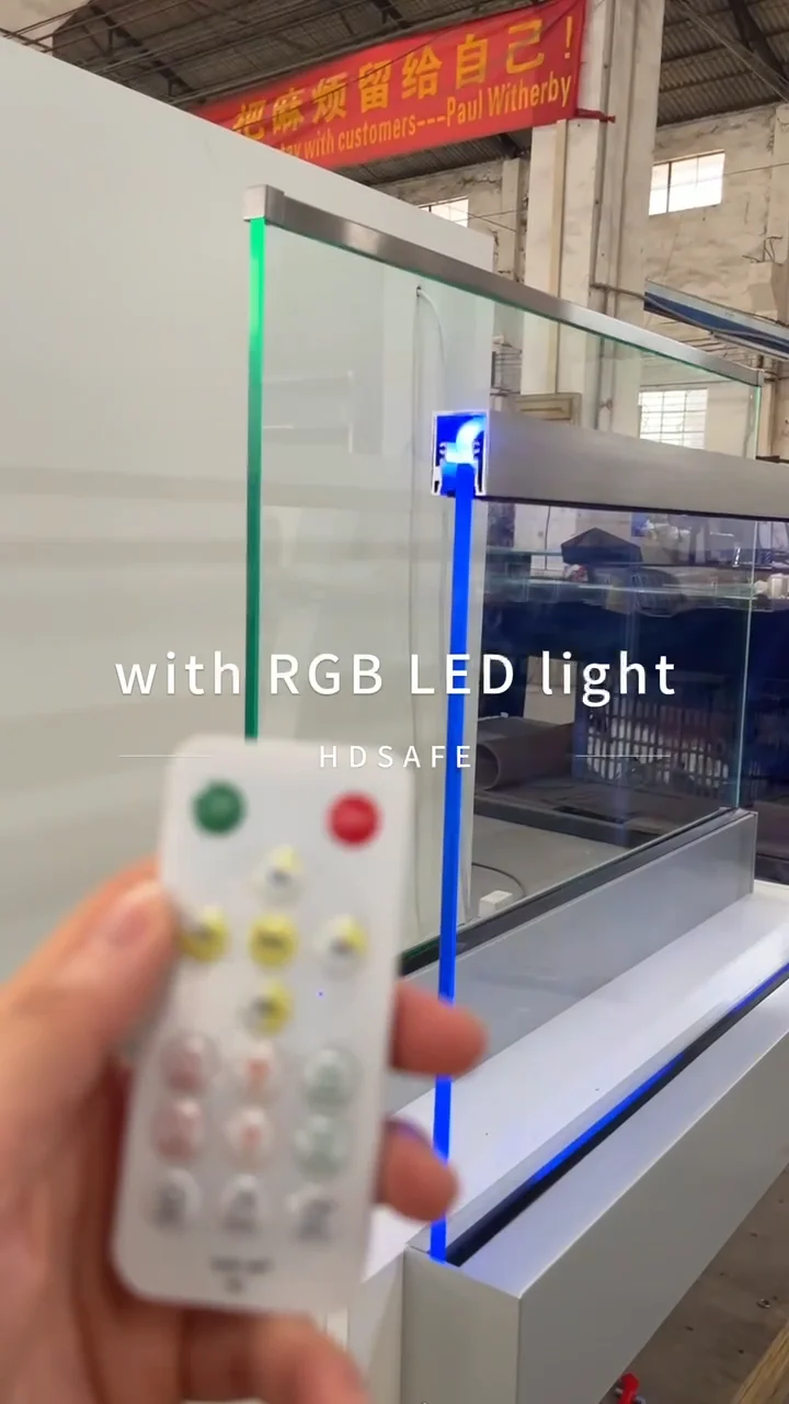 Aluminum U Channel Railing Balcony Glass Fence 12/16mm Glass Railing ...