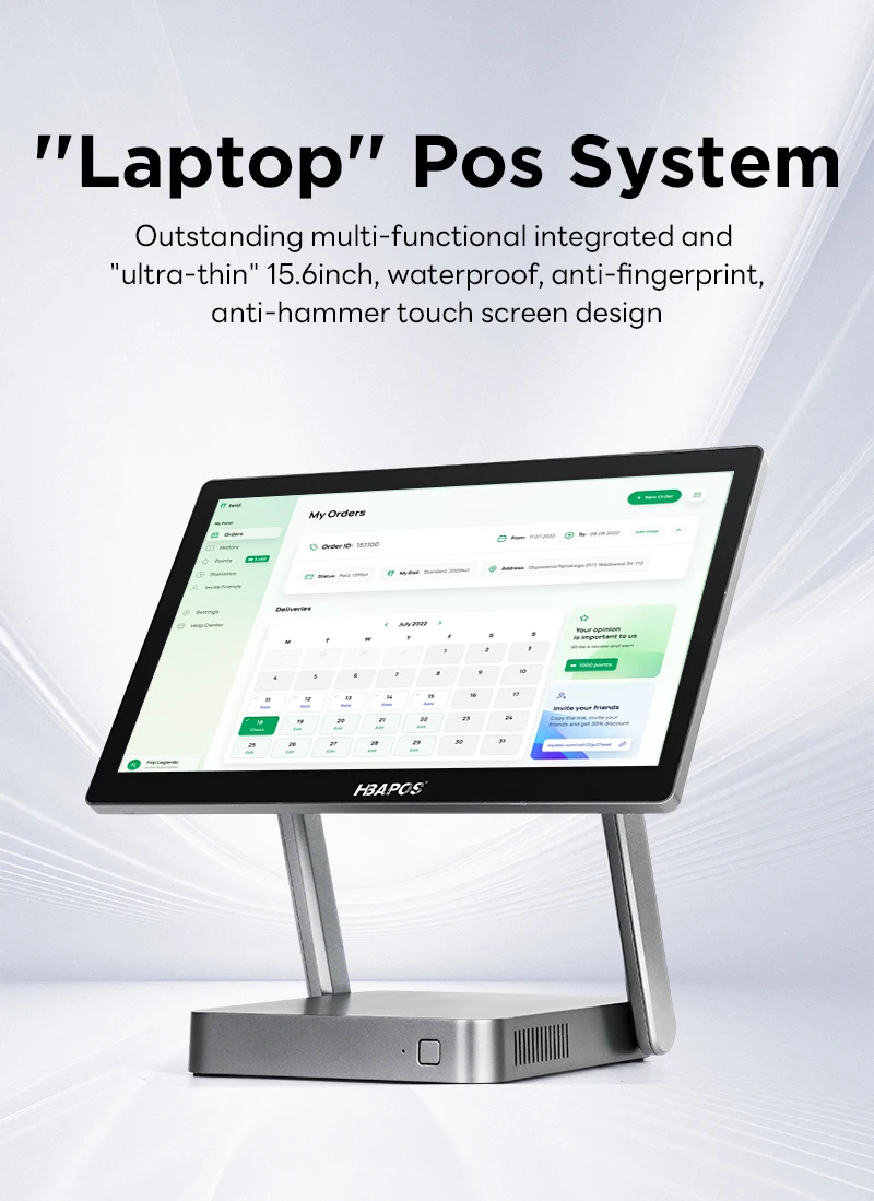 15.6 Inch Touch Screen Supermarket Wholesale Machine Pos System Gas ...