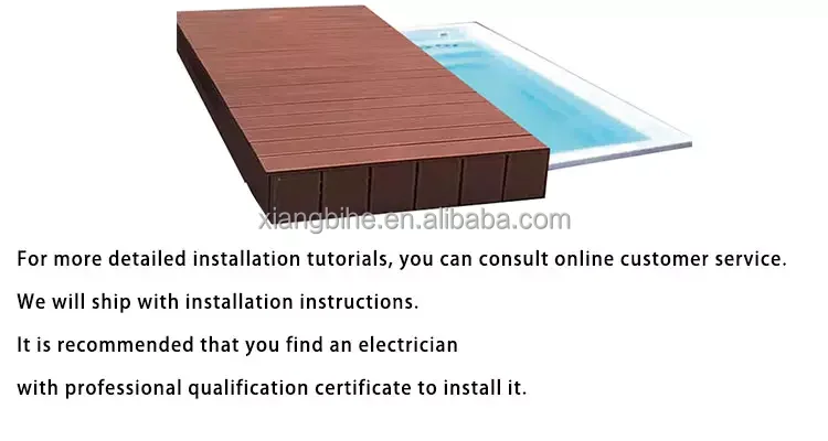 Deck Automated Swimming Pool Covers Bi-fold Rigid Cover Sliding Pool ...