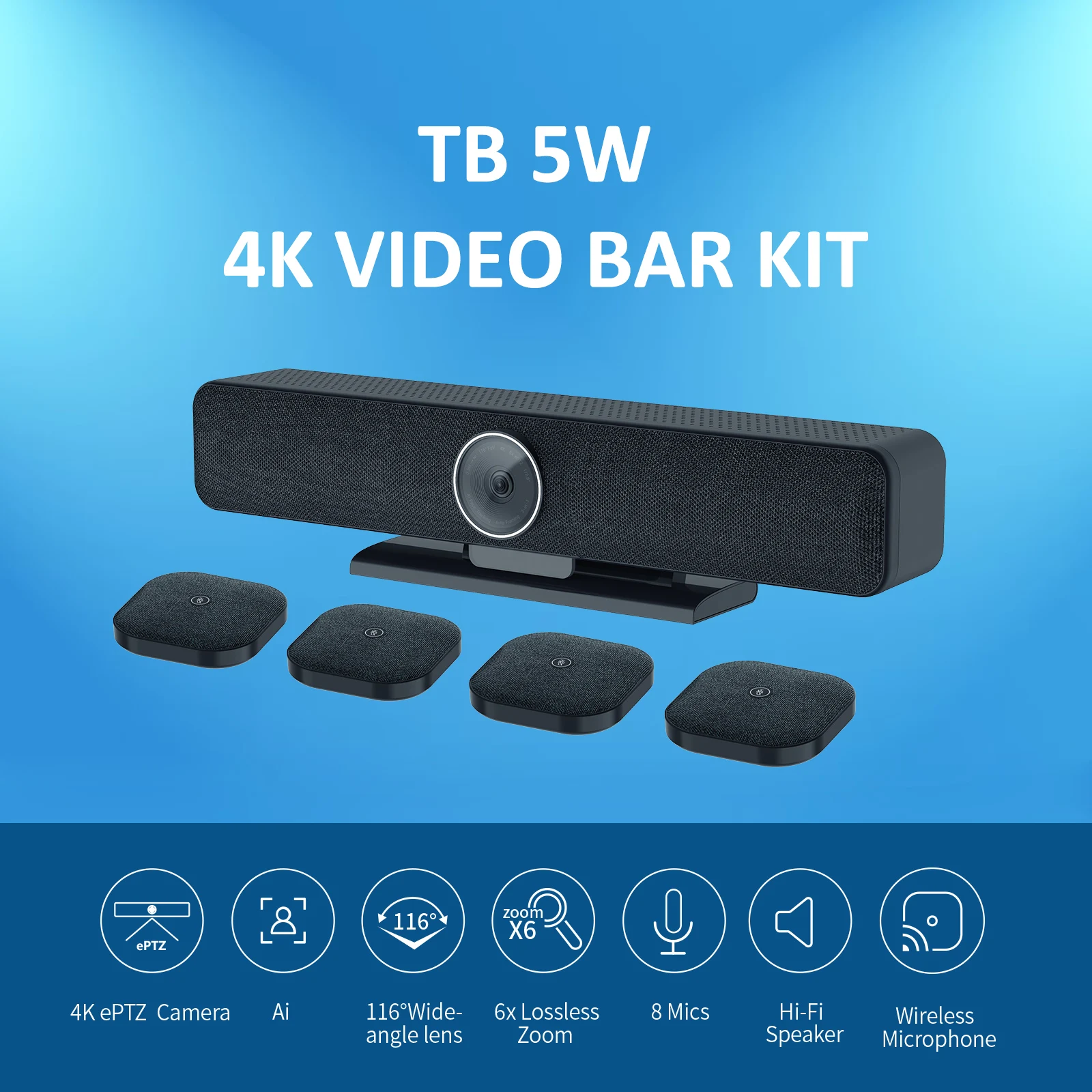 All In One Auto Tracking Conference Video Camera System Android Meeting ...