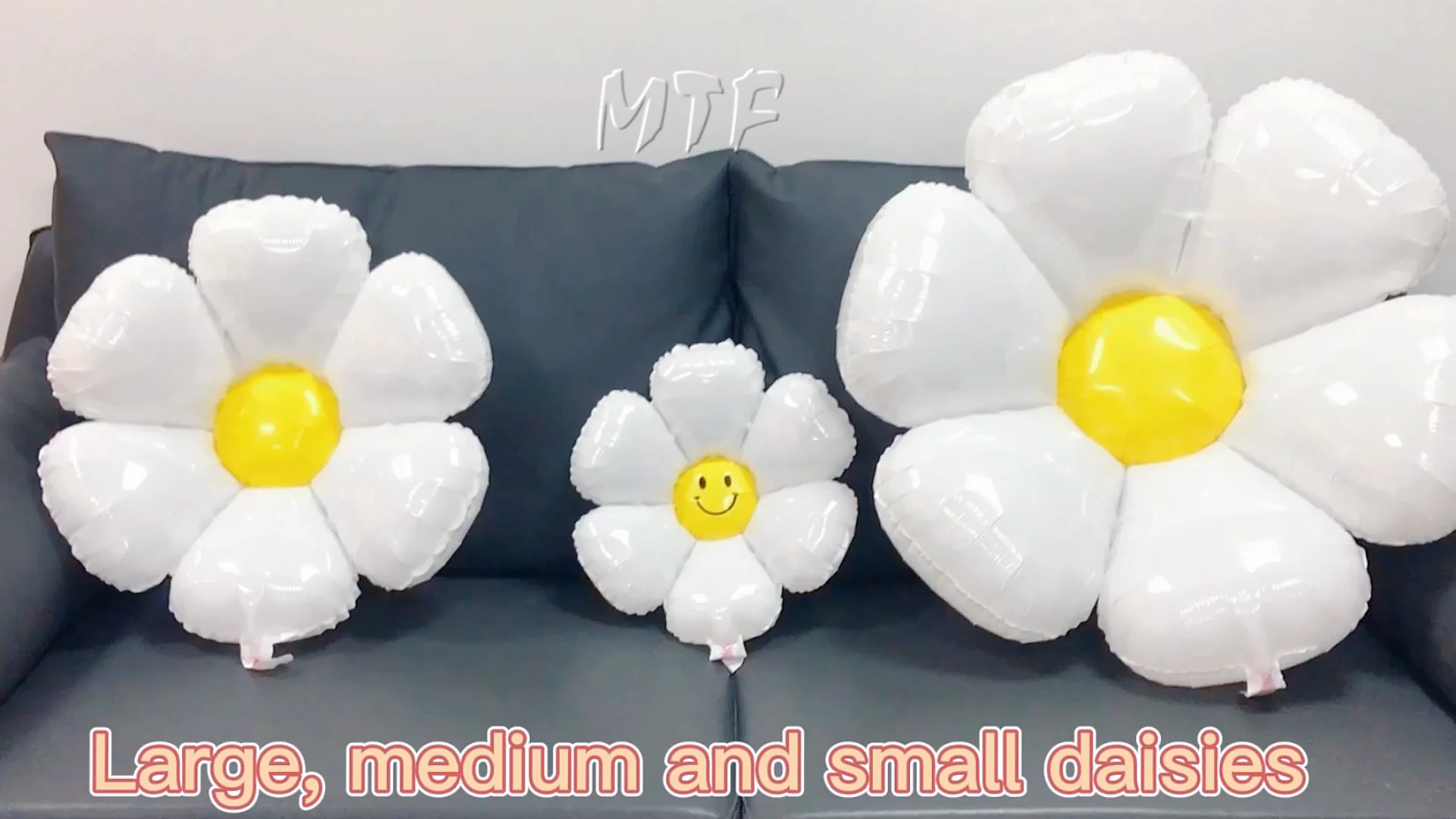 2022 New Cartoon Big Daisy Ballons Fete Globos Party Decoration Wedding ...