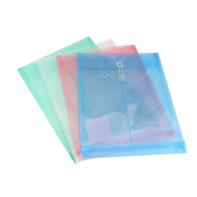 Plastic Poly Envelopes Expandable Files Document Folders With Button ...