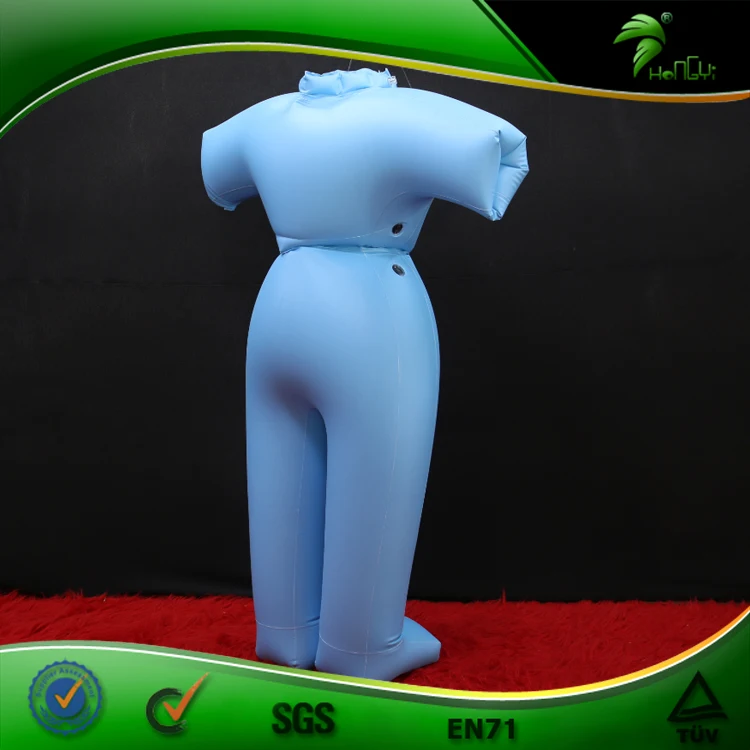 Hongyi Custom Inflatable Blue One-Piece Cloth With Zipper Inflatable ...
