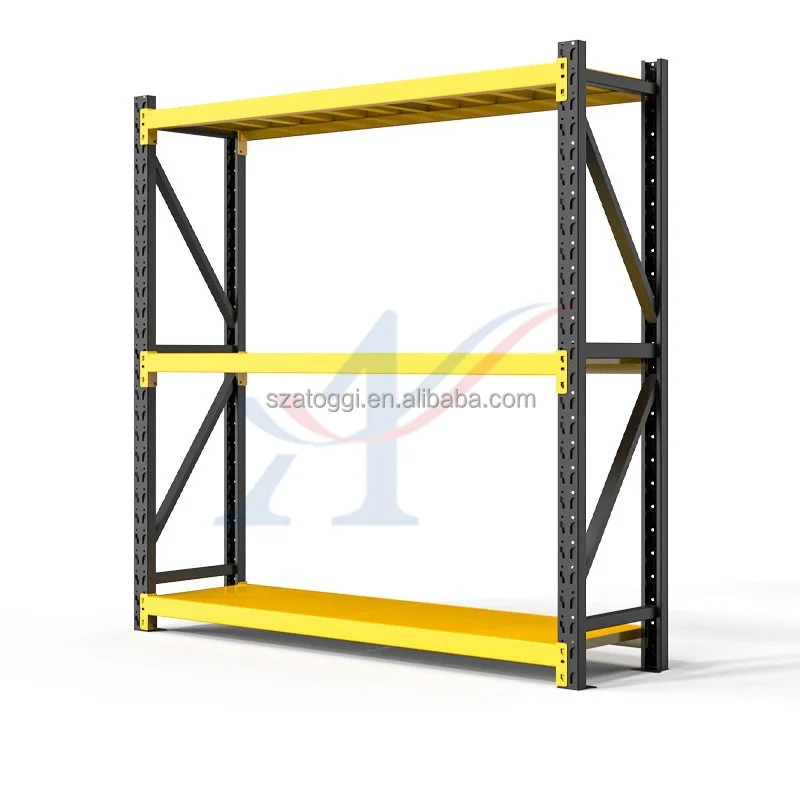Factory Metal Boltless Stacking Rack Industrial Warehouse Storage Racks ...