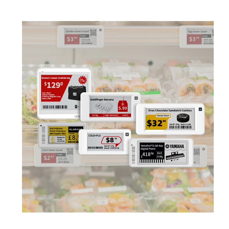 Smart Retail Solution E ink Display Bluetooth Esl Digital Price Tags ...
