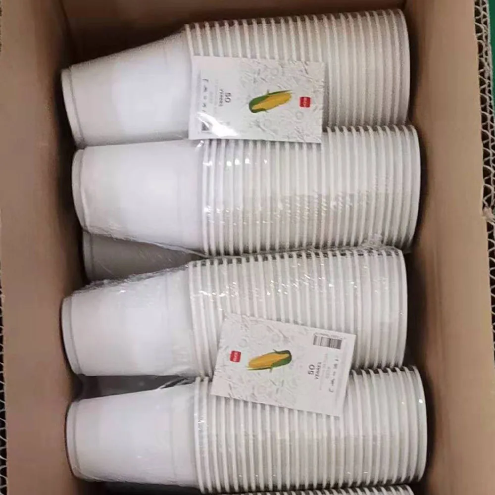 Cornstarch Disposable Biodegradable Corn Starch Cups - Buy Corn Starch ...