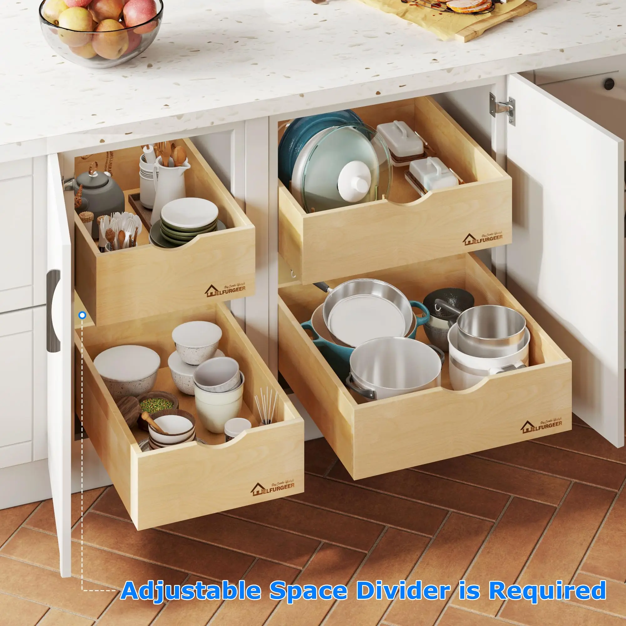 Pull Out Drawers,Pullout Cabinet Organizer,Sliding Cabinet Organizer ...