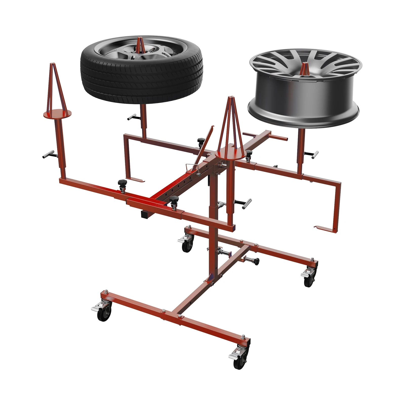 PPG102 Car Body Paint Stand Folding Metal Classic Auto Portable ...