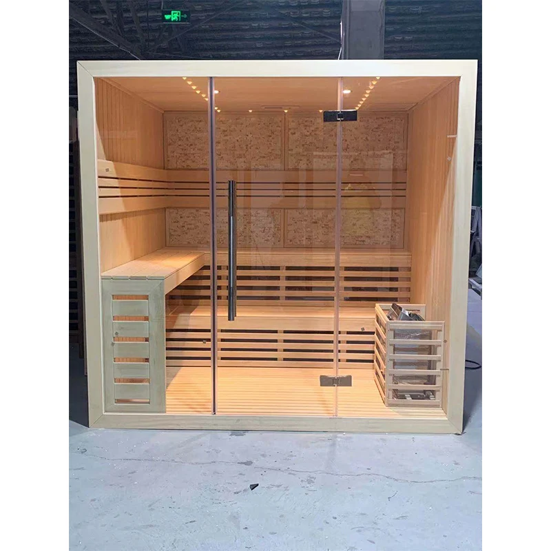 Indoor Luxury Sauna - Modern Design & Solid Wood Quality