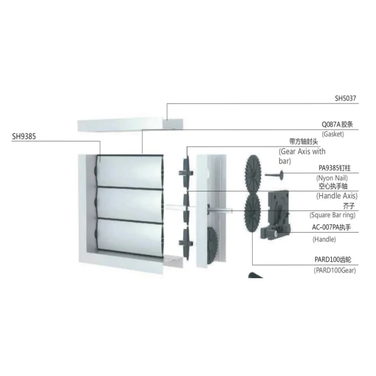 Manual Air Control Damper - Easy Install for HVAC Systems