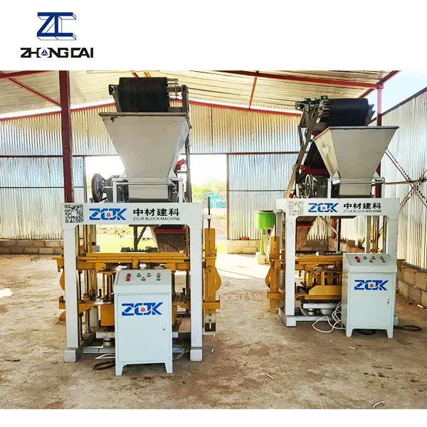 QTY8-15 Fully Automatic Block Production Line China Block Moulding ...