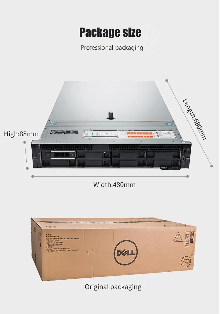 For Dells Poweredge R740 2u Enterprise Level Server Mini Server - Buy ...