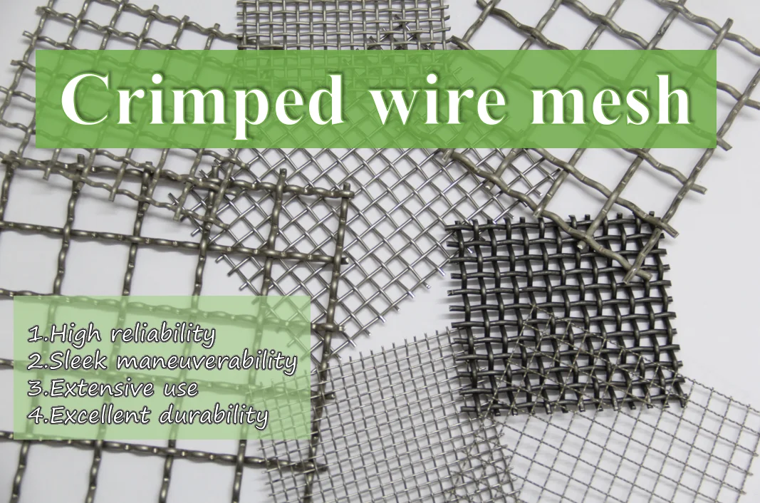 3x3 Mesh 304 Ss 316 Net Woven Metal Stainless Steel Wire Crimped Mesh