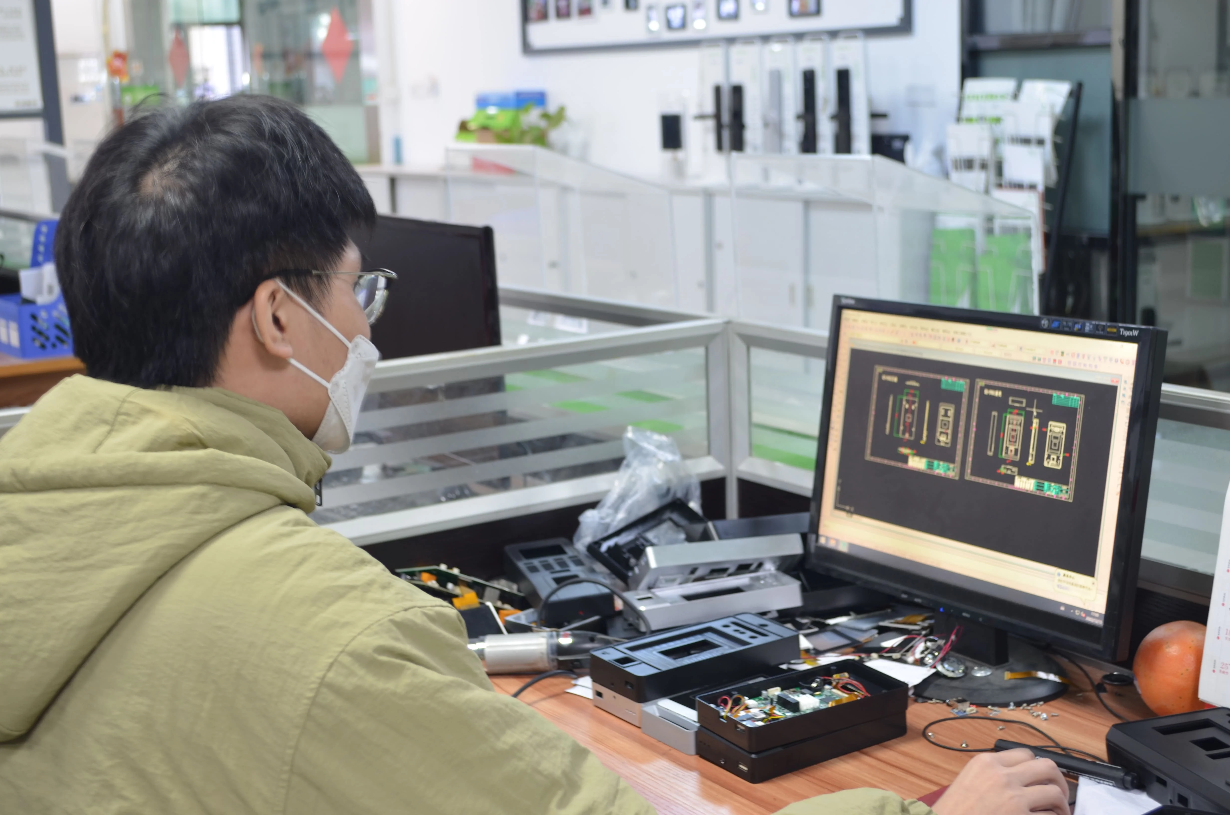 EBKN Biometric Wireless Staff Employee EN-K10 Facial Time Attendance ...