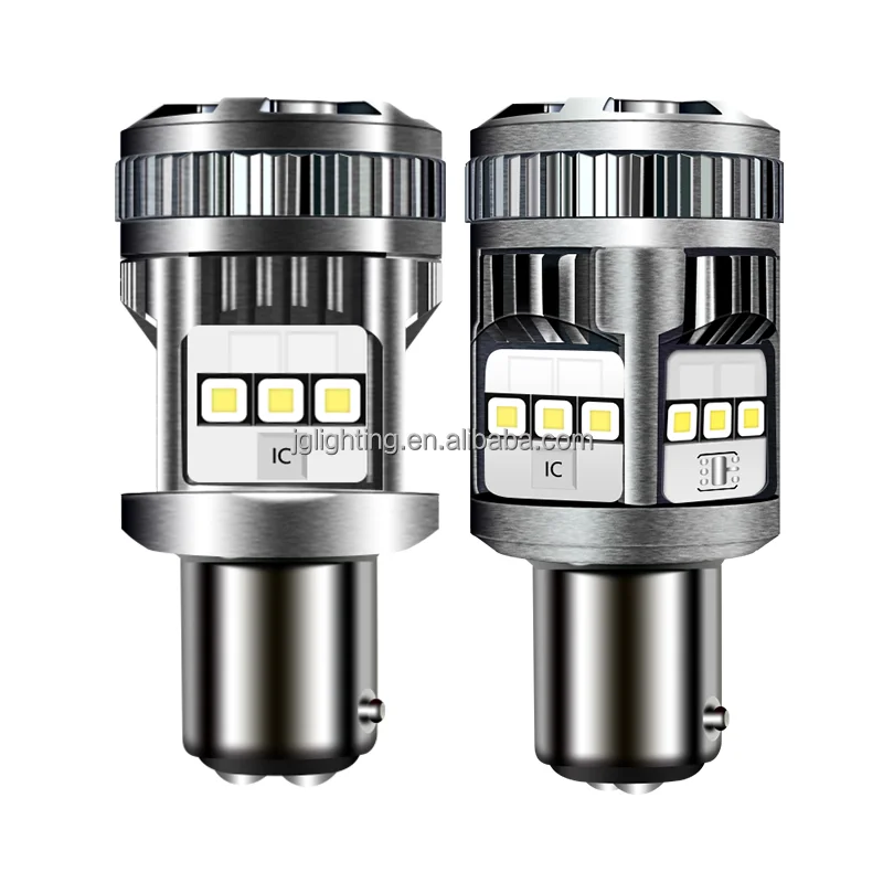 Canbus Fan Drl Auto signal Small Led Bulbs BAU15S 1156 P21/5W 7440 3156 ...